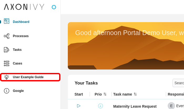 Demo Processes — Portal Guide 12.0.9 documentation